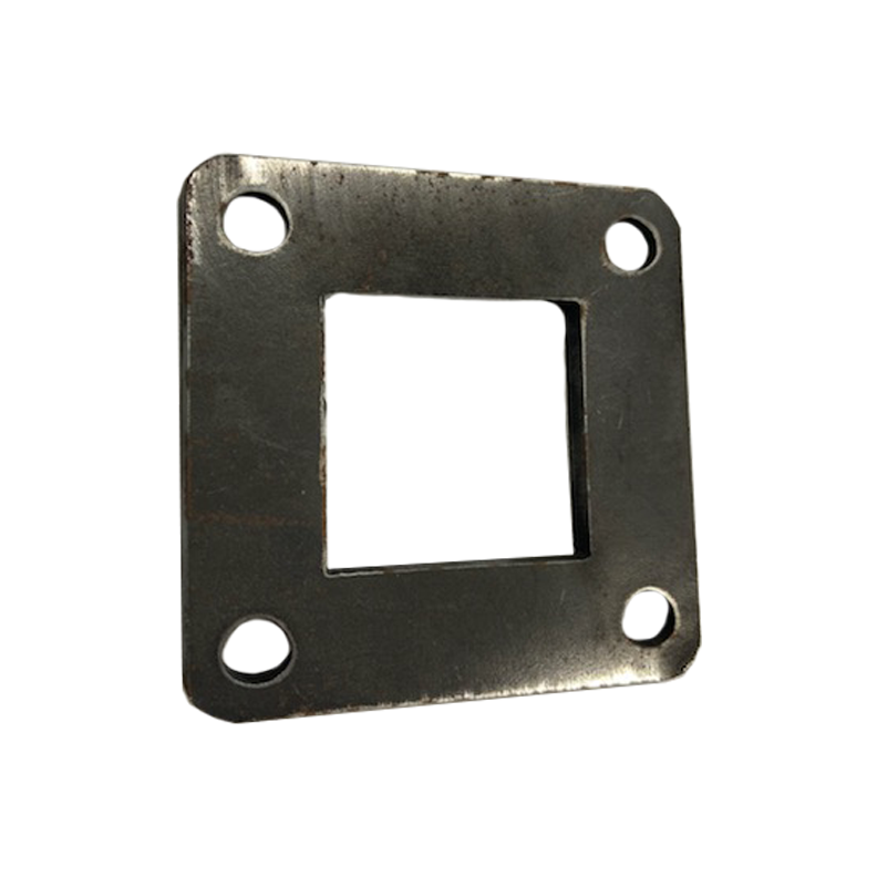 Custom Cut Mounting Hardware 4″, 2″ square hole - Schultz Metals